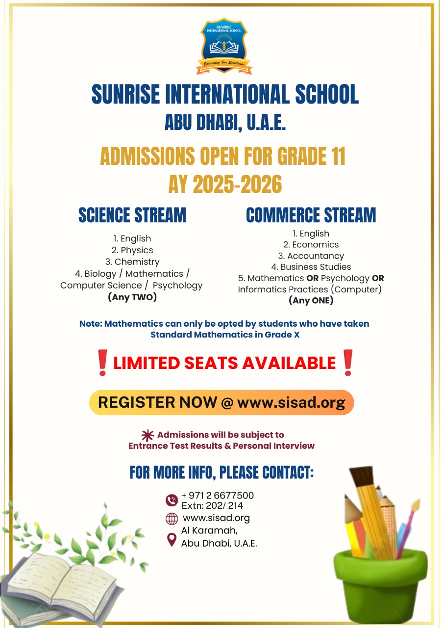 Newsletter – Sunrise International School